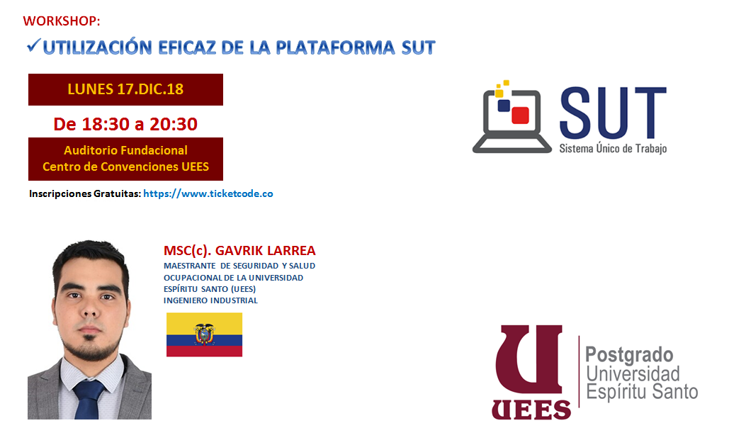 Workshop para la Utilización Eficaz de la Plataforma SUT | Ticketcode